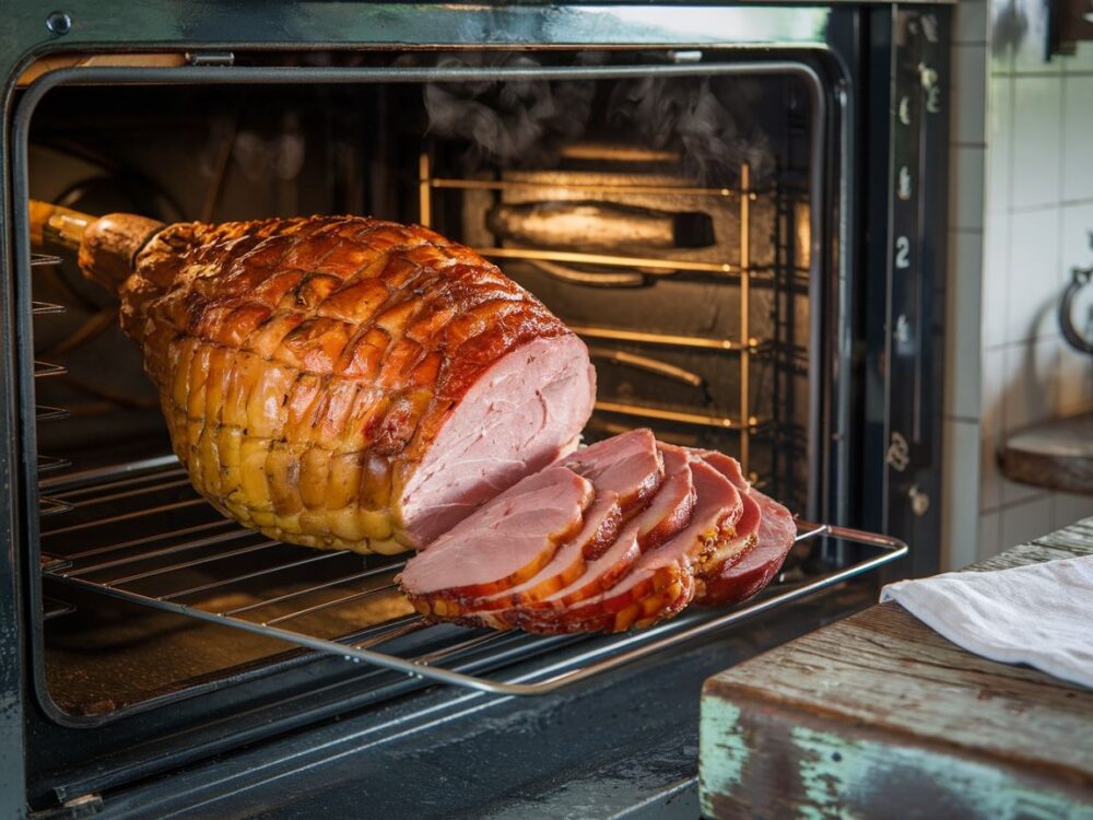 Jak długo i w jakiej temperaturze piec szynkę w piekarniku, aby była ...